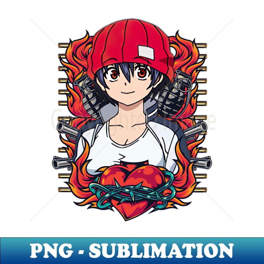 Fuuko Izumo Undead Unluck - PNG Transparent Digital Download - Inspire ...