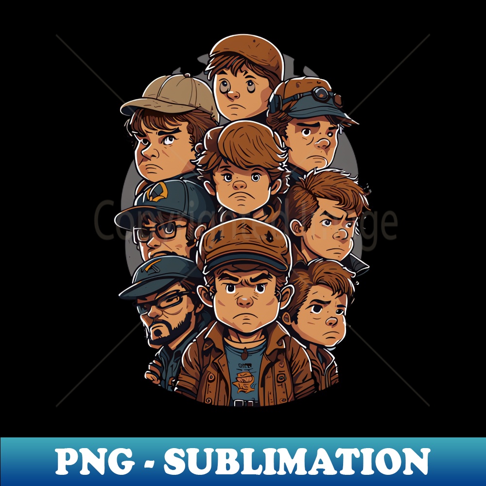 The Goonies Gang Adventure - Instant PNG Sublimation Downloa - Inspire ...