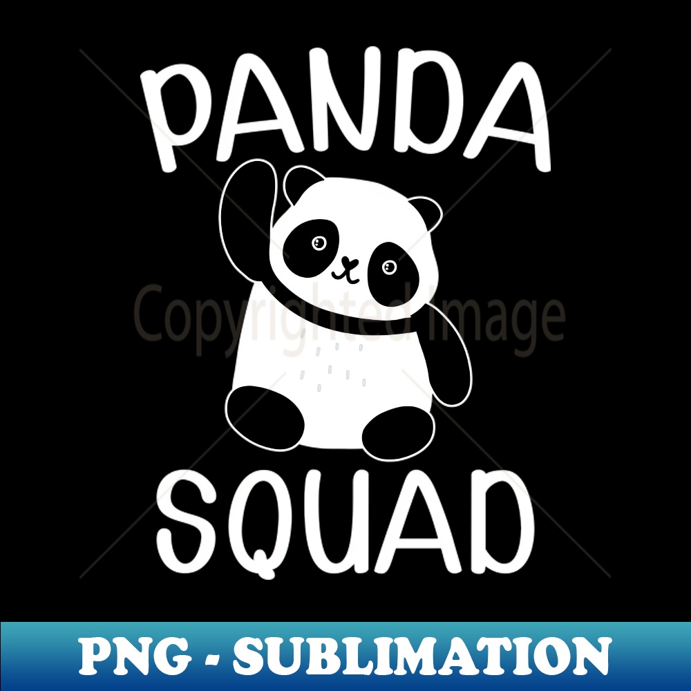 Panda Squad - PNG Transparent Sublimation File - Perfect for | Inspire ...