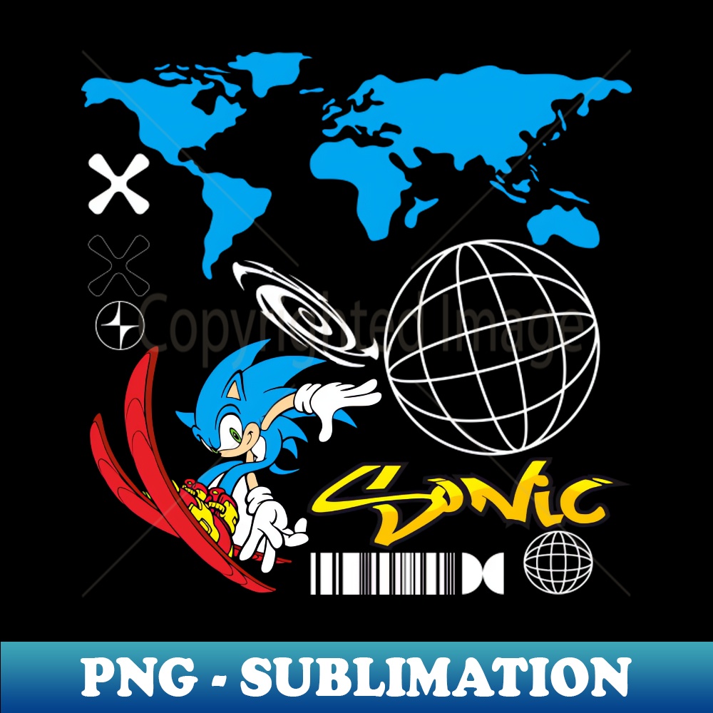 blue sonic - Unique Sublimation PNG Download - Bold & Eye-ca | Inspire ...