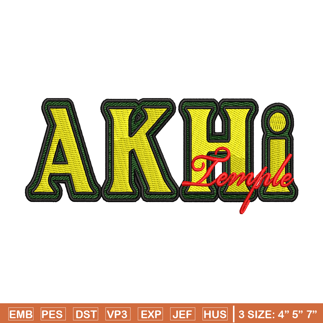 AKHI logo embroidery design, AKHI logo embroidery, logo desi | Inspire ...