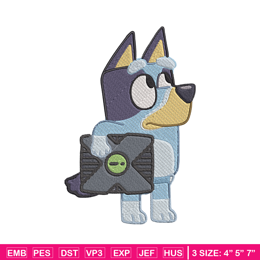 Bluey cartoon Embroidery, Bluey Embroidery, Embroidery File, - Inspire ...