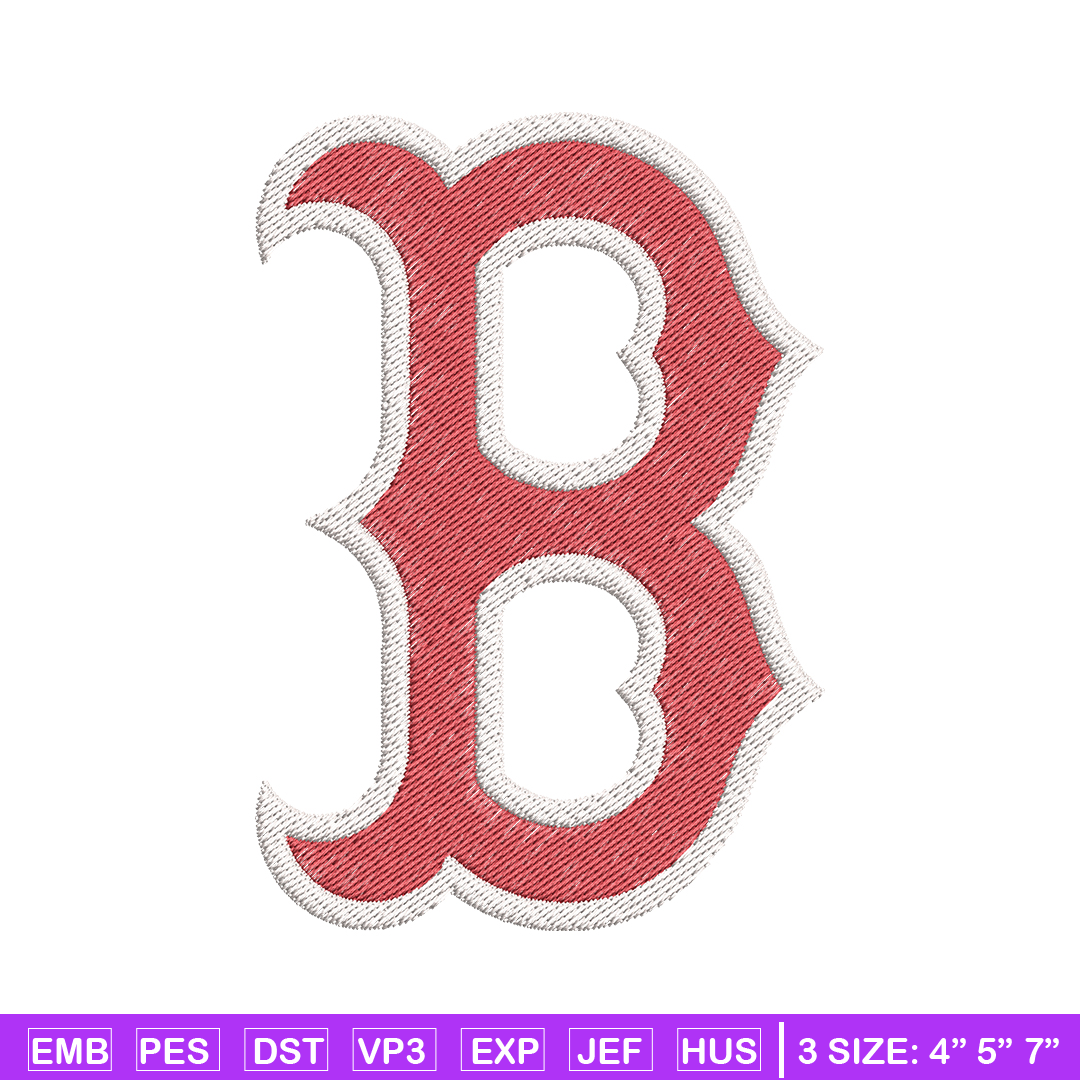 Boston Red Sox Logo embroidery design, logo sport embroidery | Inspire ...