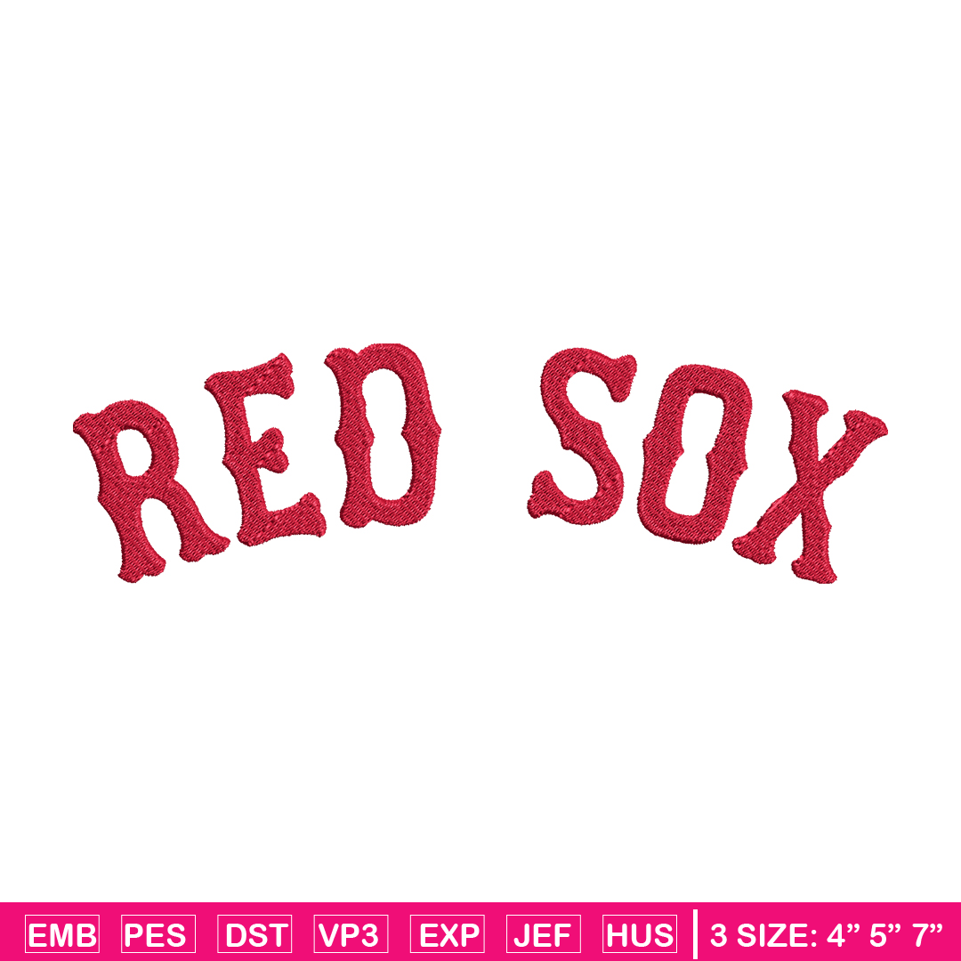 Boston Red Sox Logo embroidery design, logo sport embroidery | Inspire ...