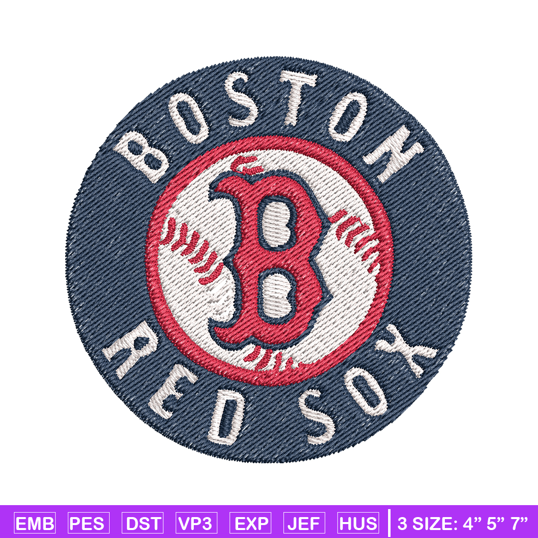 Boston Red Sox Logo embroidery design, logo sport embroidery | Inspire ...