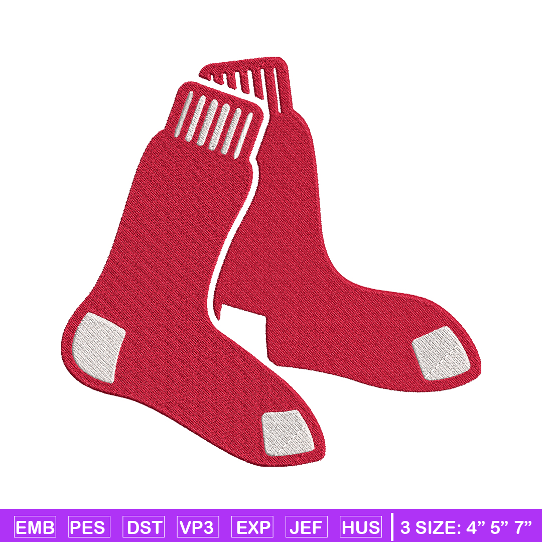 Boston Red Sox Logo embroidery design, logo sport embroidery | Inspire ...
