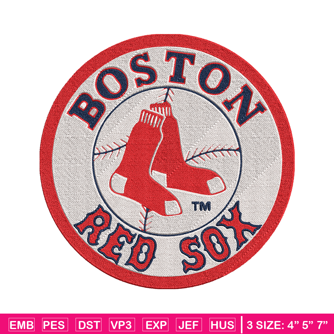 Boston Red Sox Logo embroidery design, logo sport embroidery - Inspire ...