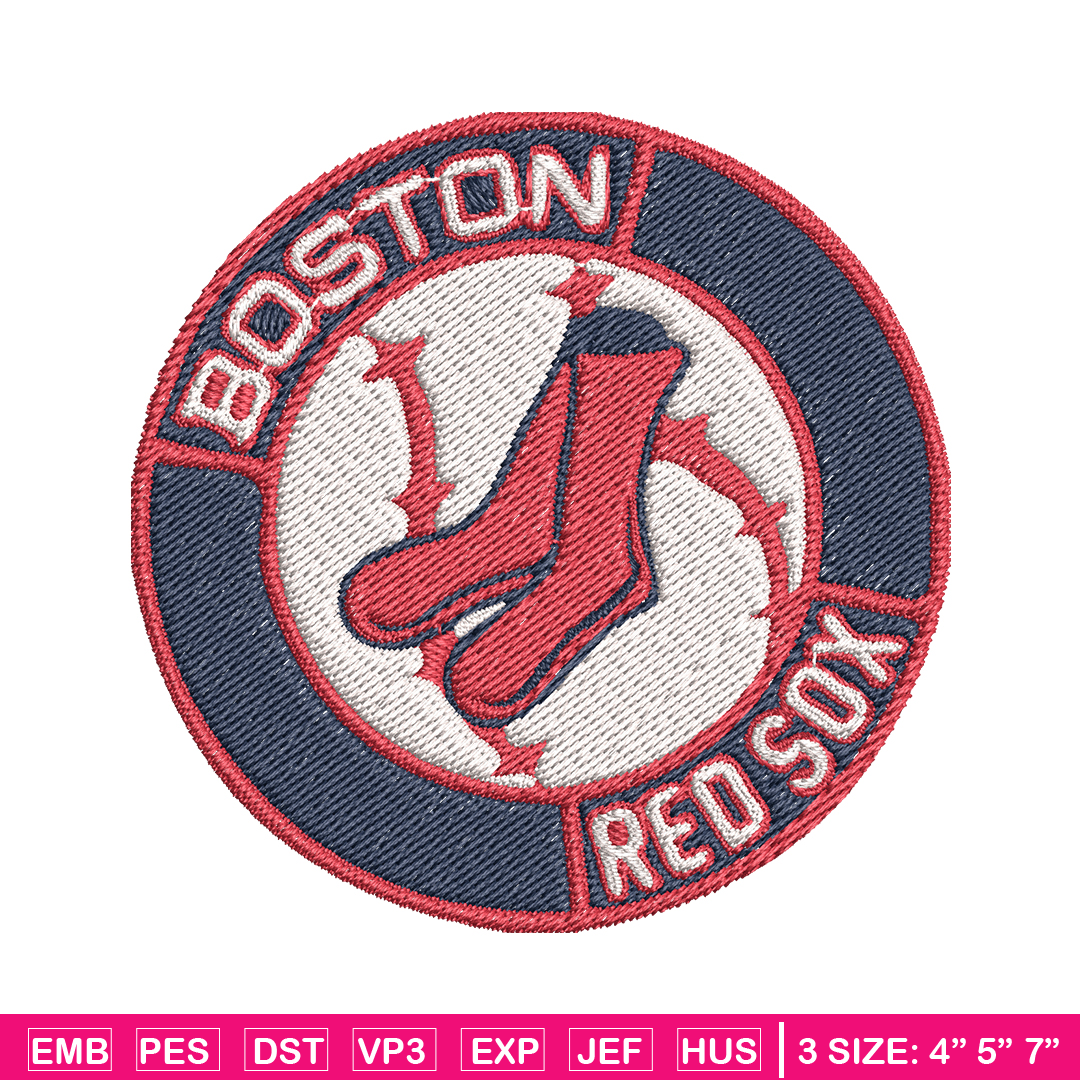 Boston Red Sox Logo embroidery design, logo sport embroidery - Inspire ...