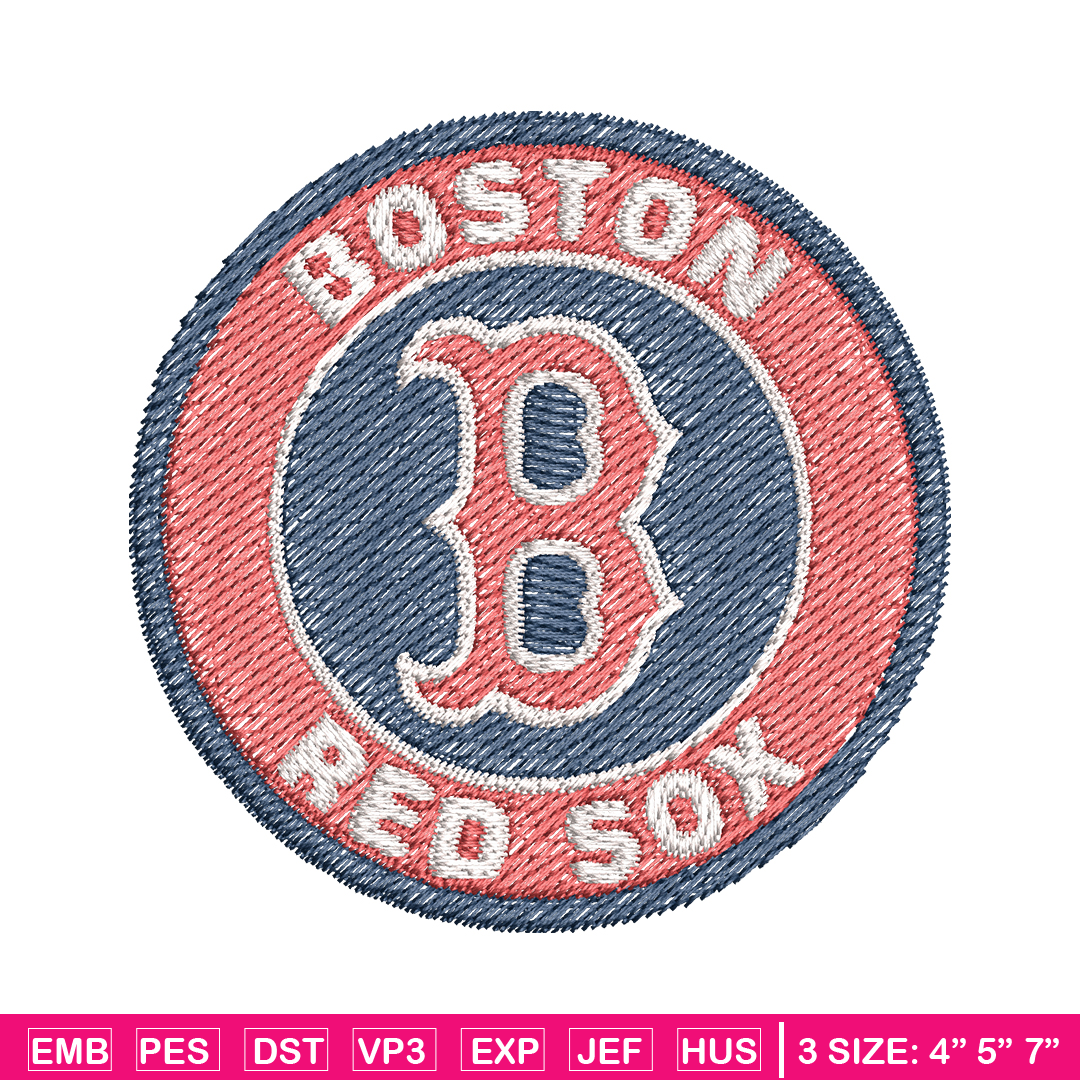 Boston Red Sox Logo embroidery design, logo sport embroidery | Inspire ...