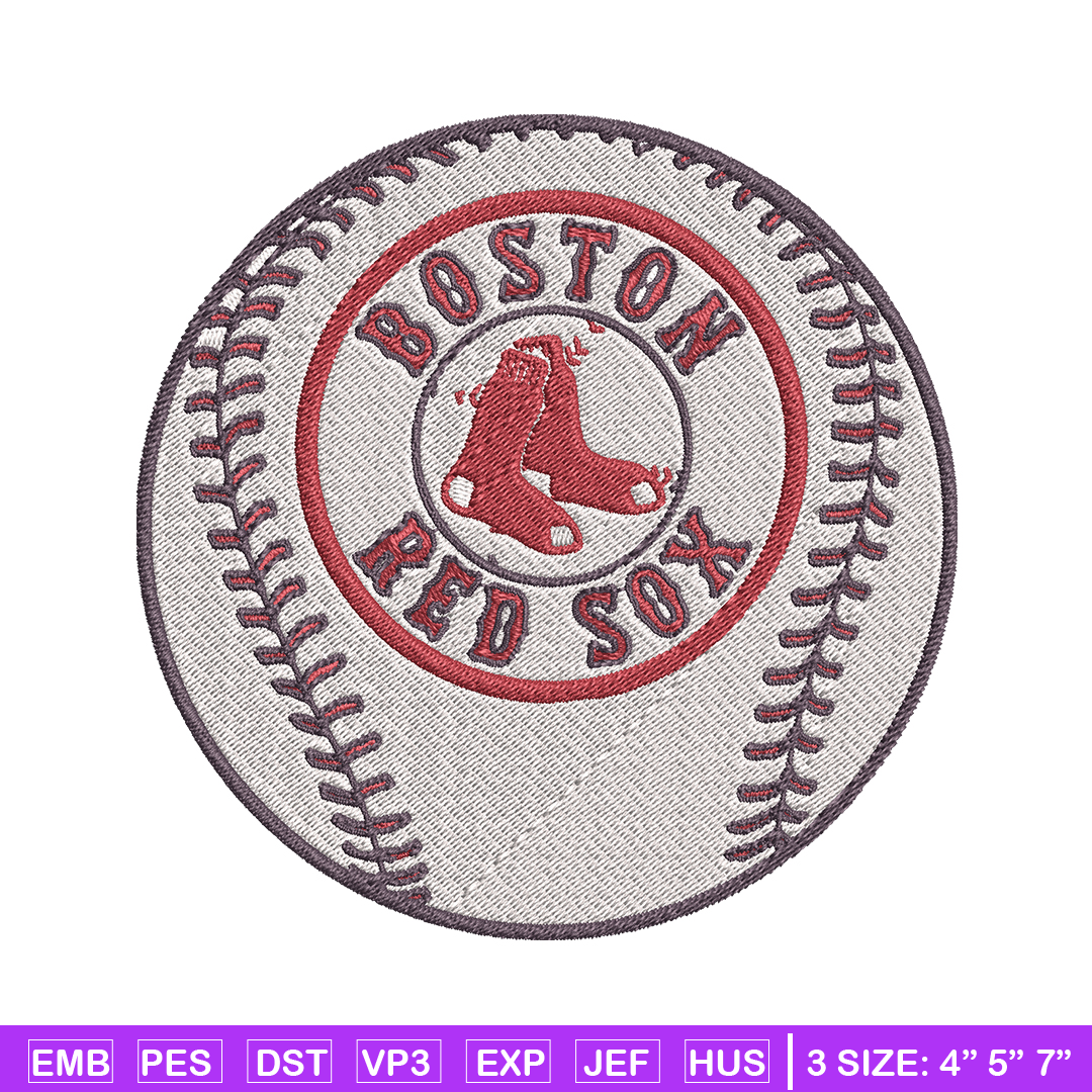 Boston Red Sox Logo embroidery design, logo sport embroidery | Inspire ...