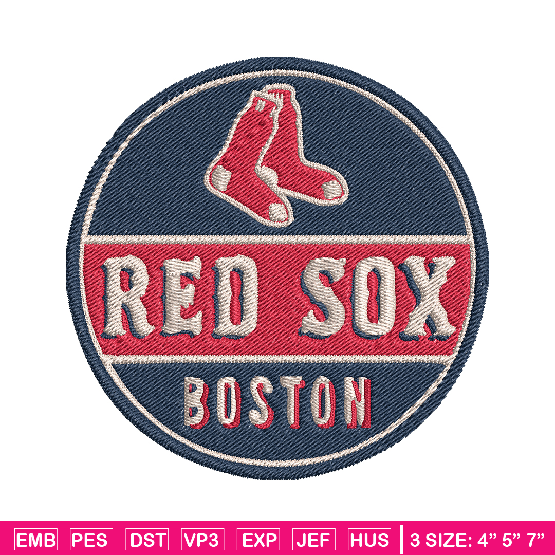 Boston Red Sox Logo embroidery design, logo sport embroidery | Inspire ...