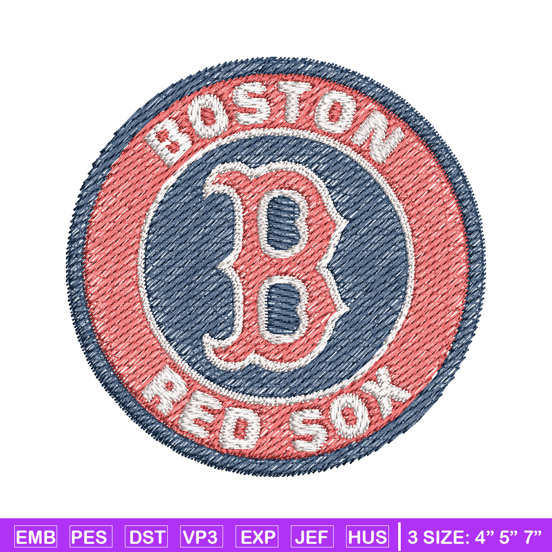 Boston Red Sox Logo embroidery design, logo sport embroidery | Inspire ...