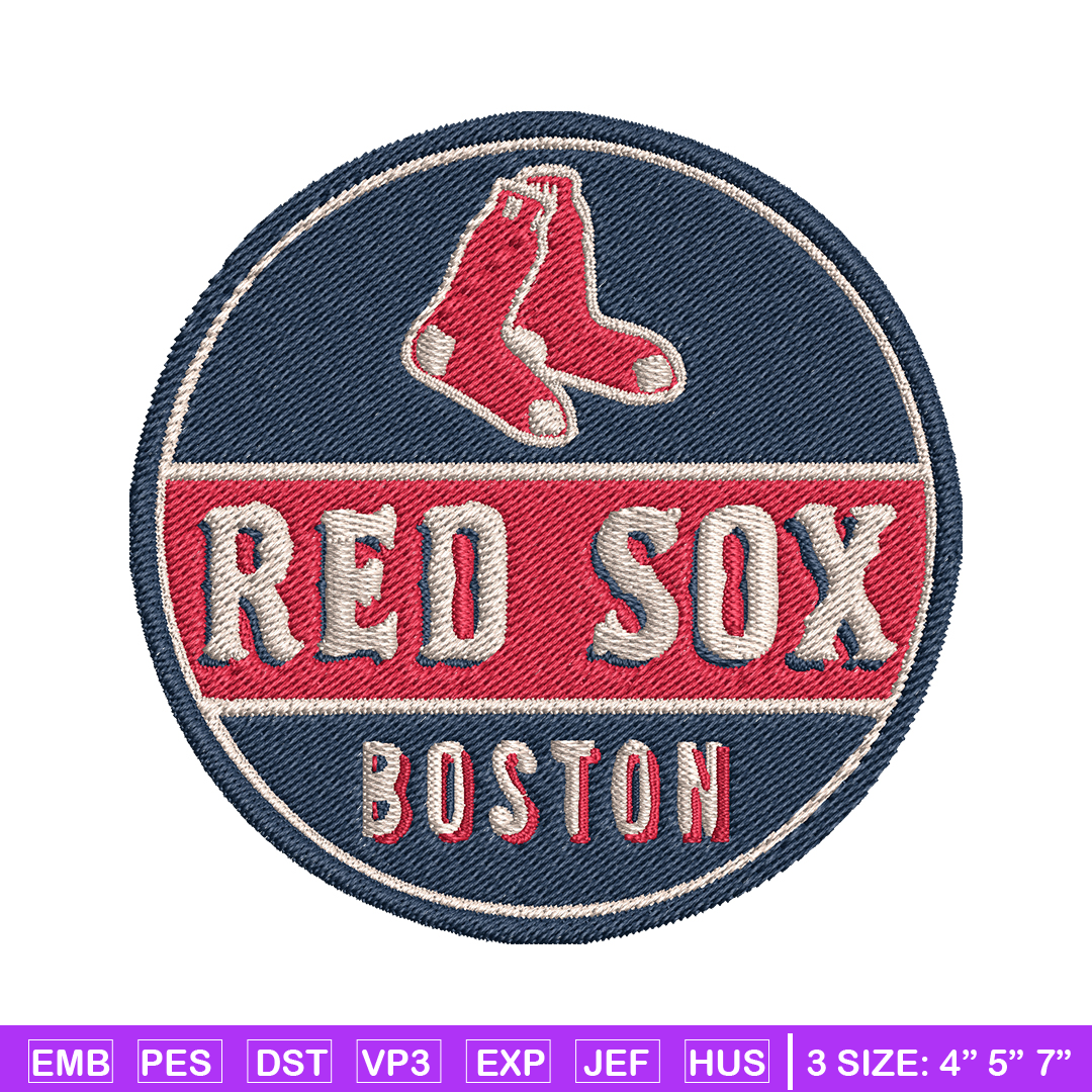 Boston Red Sox Logo embroidery design, logo sport embroidery | Inspire ...