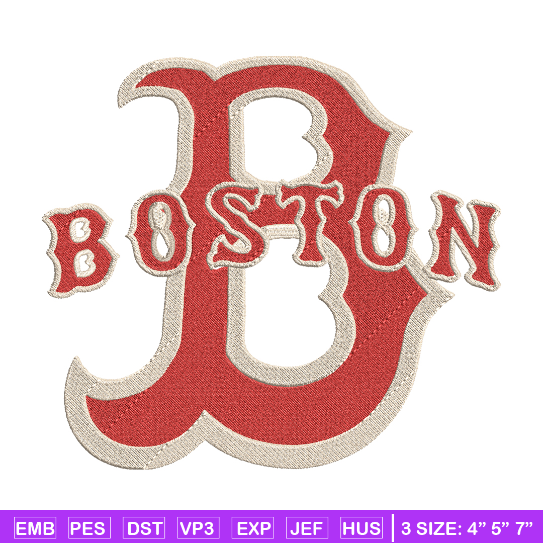 Boston Red Sox Logo embroidery design, logo sport embroidery - Inspire ...