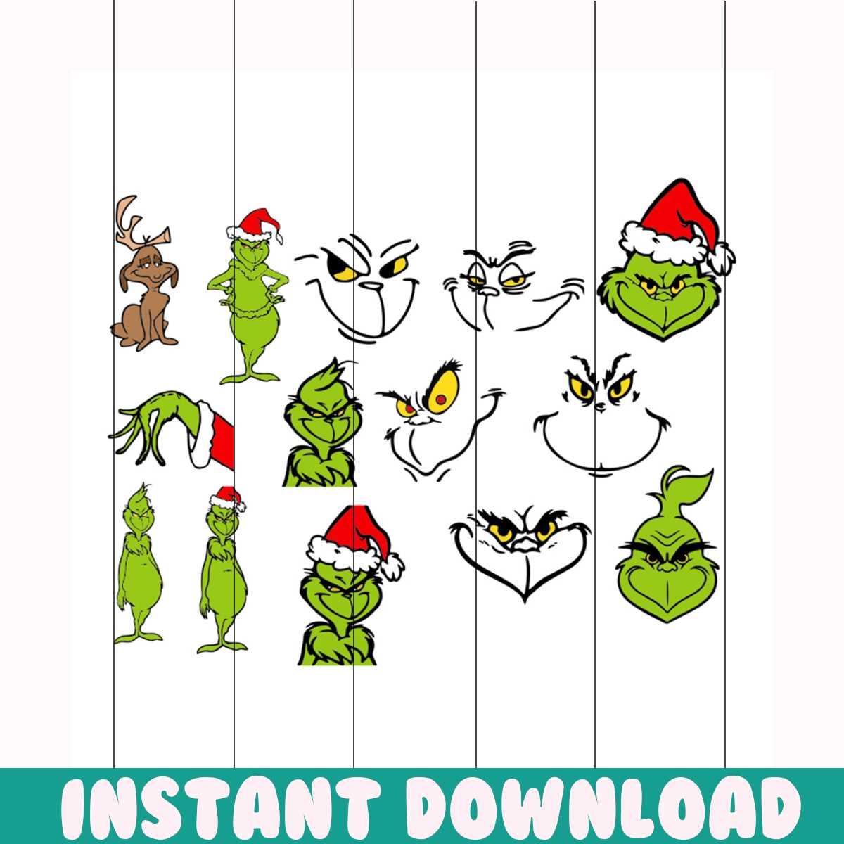 The grinch bundle svg, christmas svg, grinch bundle svg, gri | Inspire ...