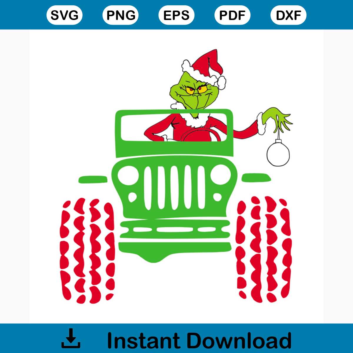 The grinch jeep svg, christmas svg, grinch svg, jeep svg, gr | Inspire ...