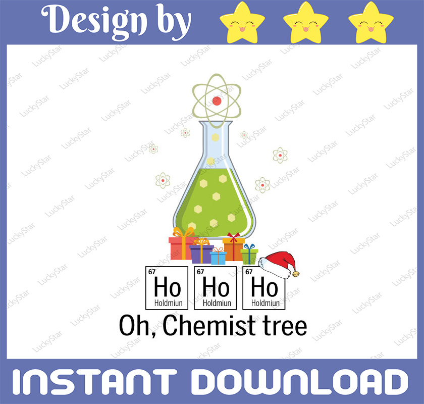Oh, chemist tree svg, dxf,eps,png, Digital Download | Inspire Uplift