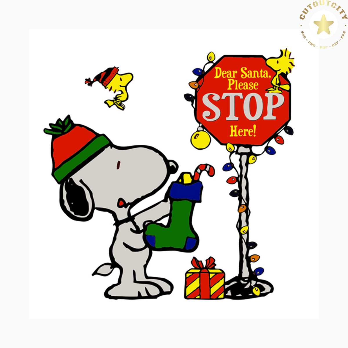 Snoopy dear stanta please stop here svg, christmas svg, snoo | Inspire ...