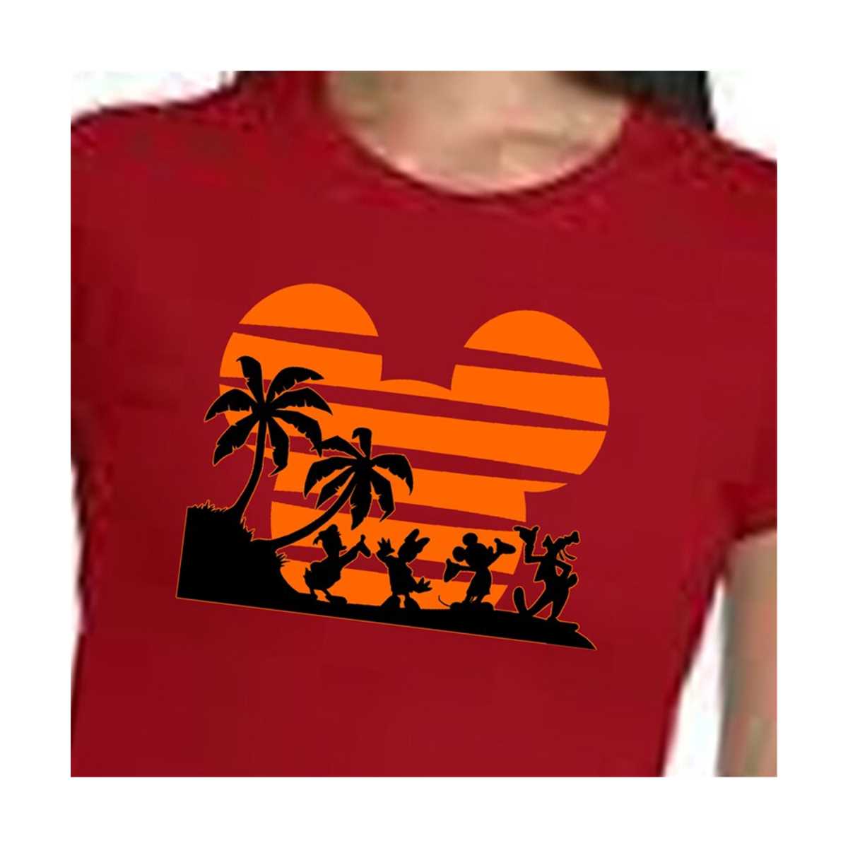 SVG Sunset Silhouette Mickey Characters Decal clipart Downlo | Inspire ...