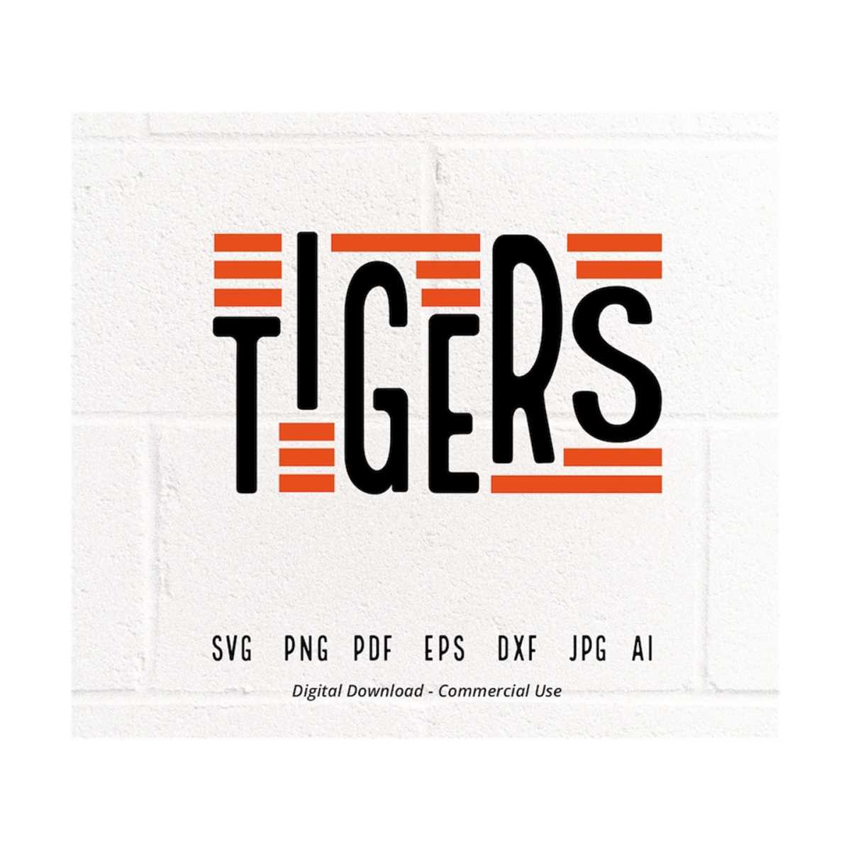 Tigers SVG PNG, Tigers Mascot svg, Tigers Cheer svg, Tigers - Inspire ...