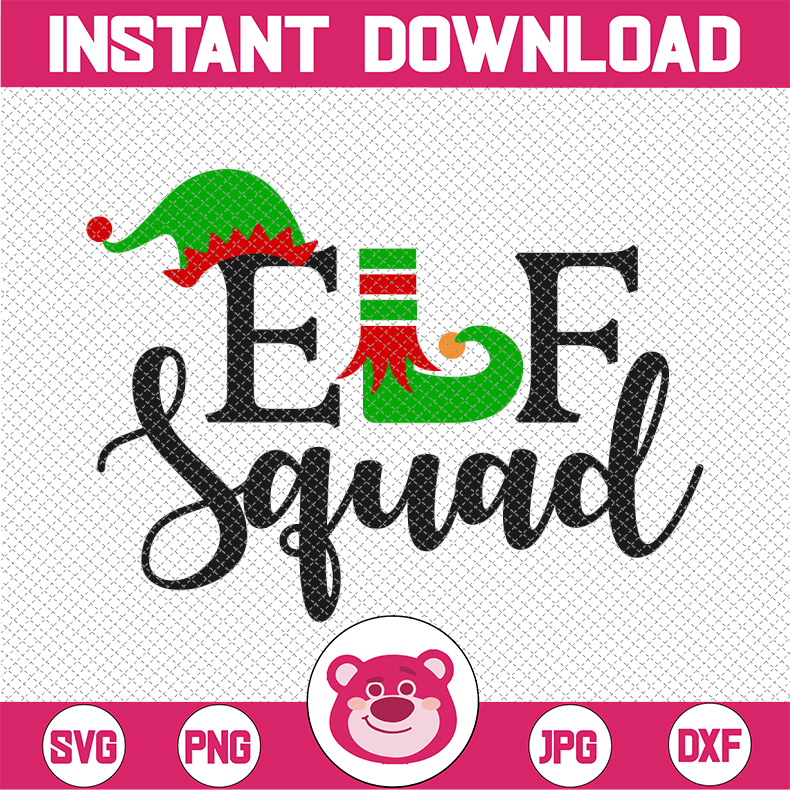 Elf SVG - Elf Squad SVG - Christmas SVG - Squad svg - Elf Ha | Inspire ...