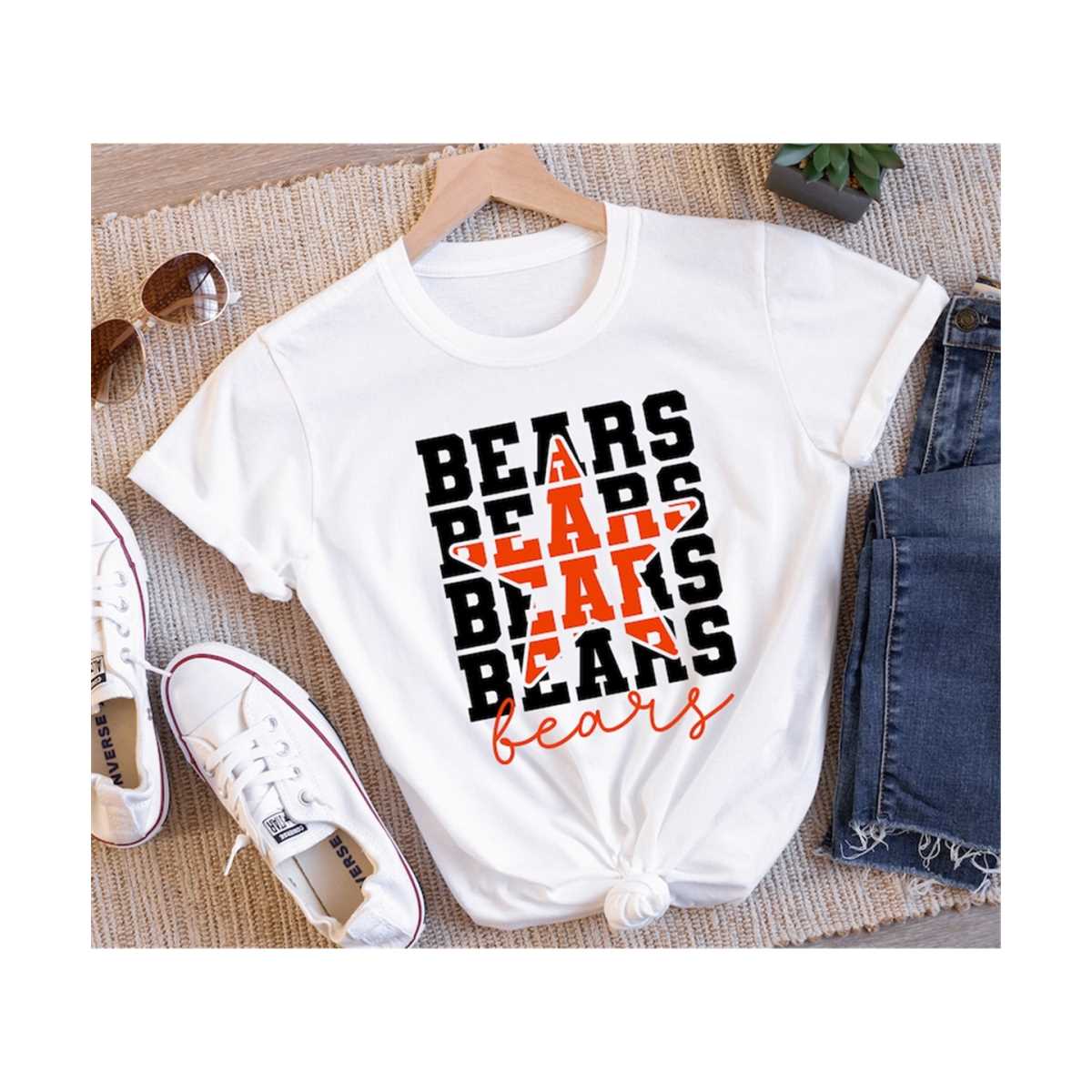 Stacked Bears SVG, Bears Mascot svg, Bears svg, Bears School | Inspire ...