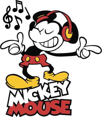 Mickey Mouse Music Svg, Mickey Svg, Disney Png, Disney Micke | Inspire ...