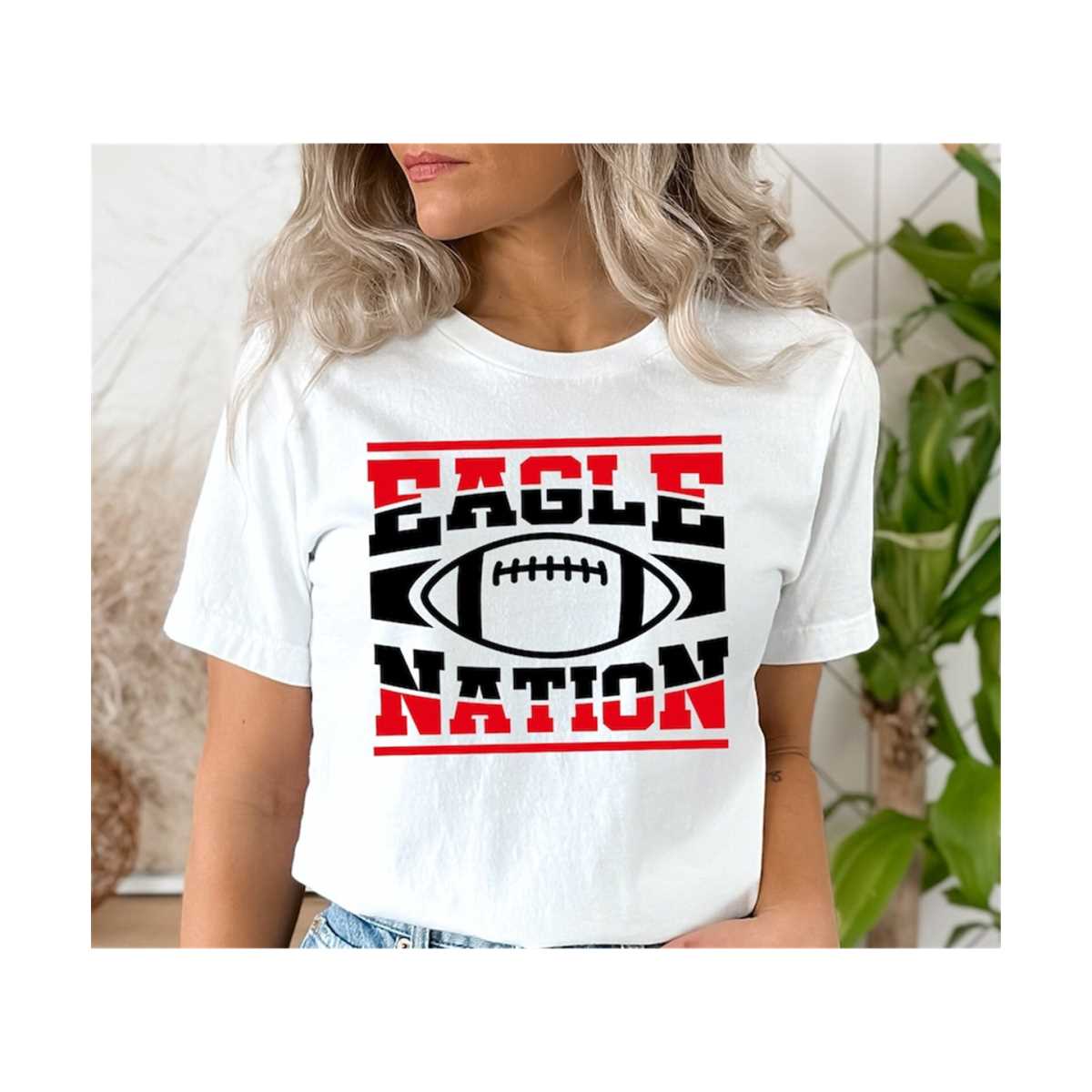Eagle Nation SVG PNG, Eagle SVG, Eagle Mascot svg, Eagles Ch | Inspire ...