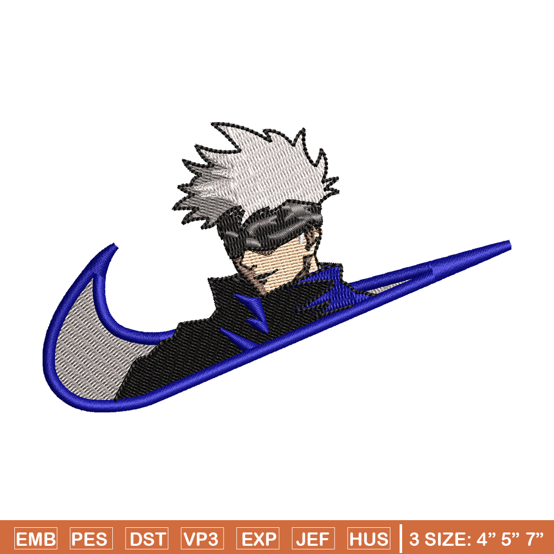 Gojo Satoru embroidery design, Jujutsu Kaisen embroidery, an - Inspire ...
