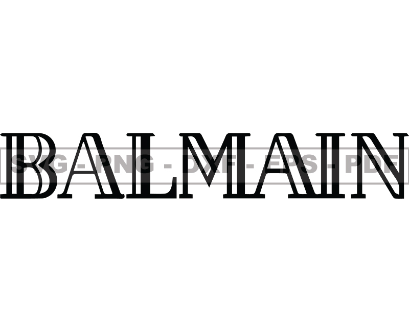 BalMain Svg, Fashion Brand Logo 70 | Inspire Uplift