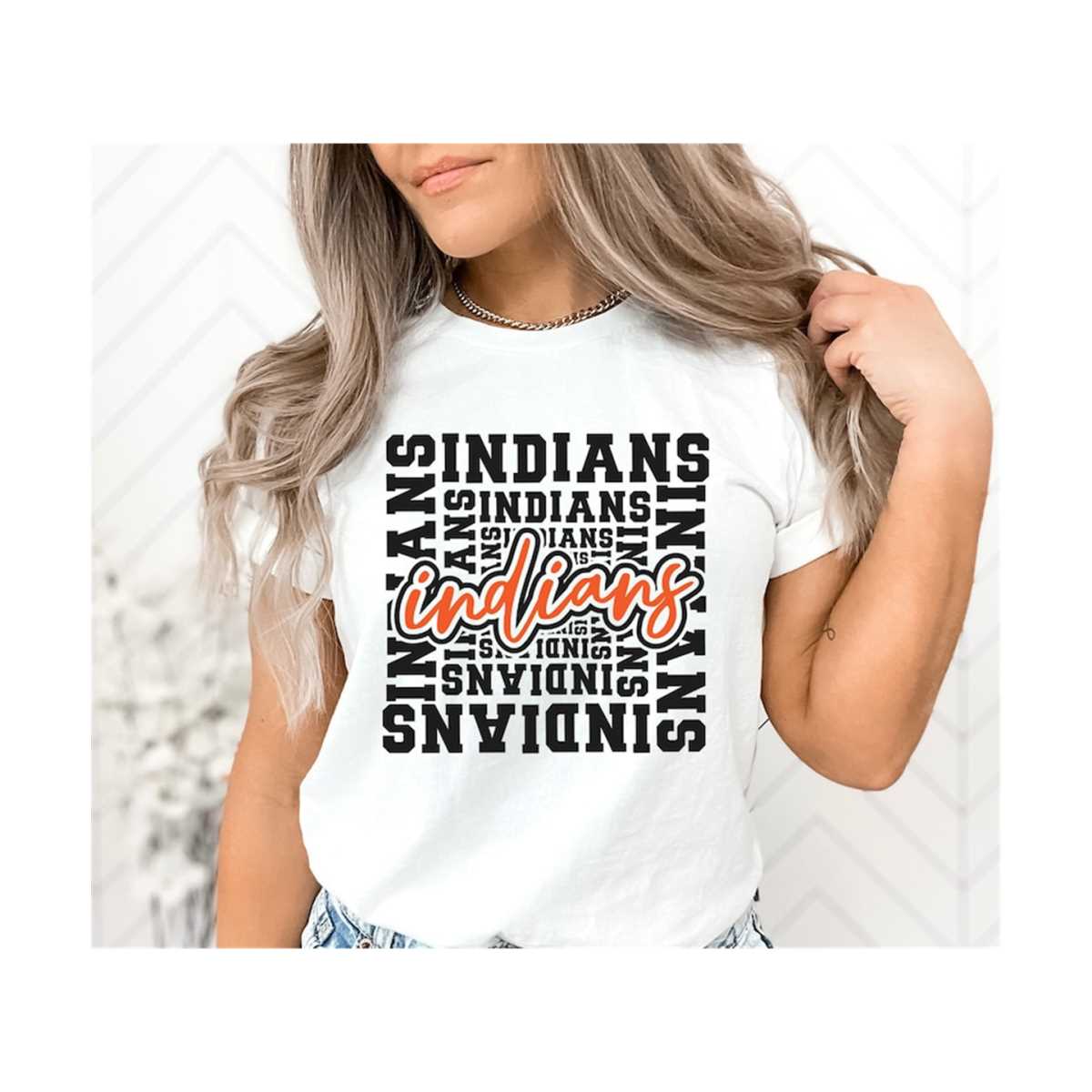 Indians SVG PNG, Indians Mascot svg, Indians Cheer svg, Ind - Inspire ...