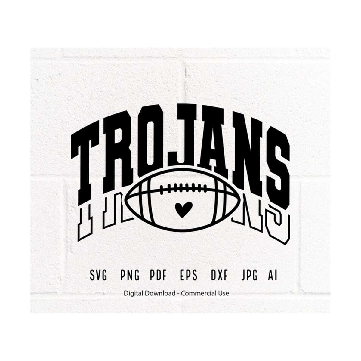Trojan Football svg, Trojan, Trojans, Football svg, png, Sub | Inspire ...