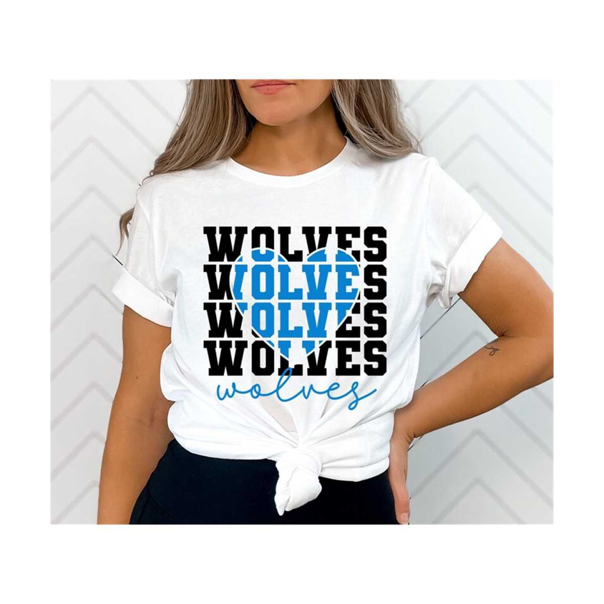 Stacked Wolves SVG, Wolves Mascot svg, Wolves svg, Wolves Sc | Inspire ...