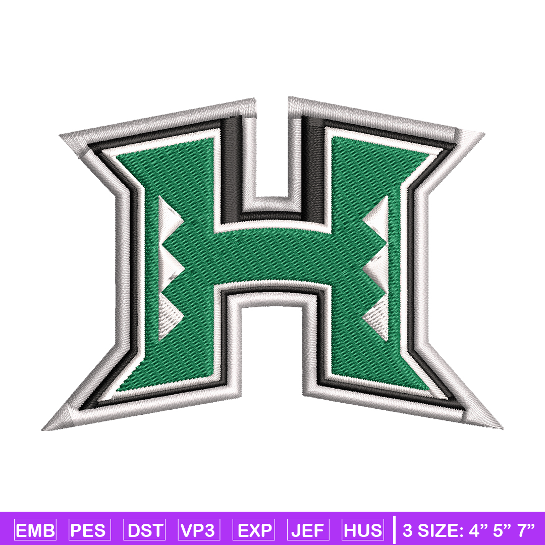 Hawaii Warriors embroidery design, Hawaii Warriors embroider | Inspire ...