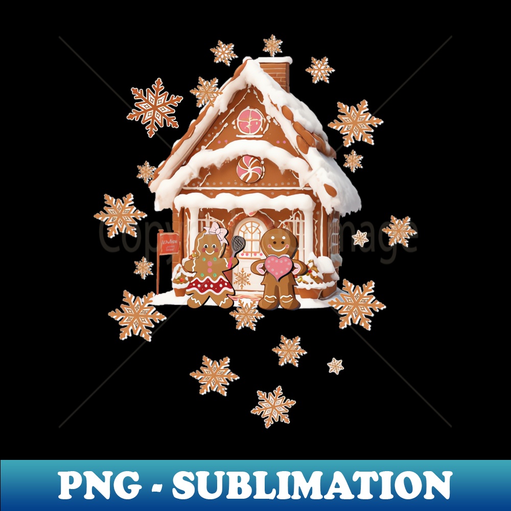 Gingerbread House Pastel Gingerbread Man - Sublimation-Ready | Inspire ...