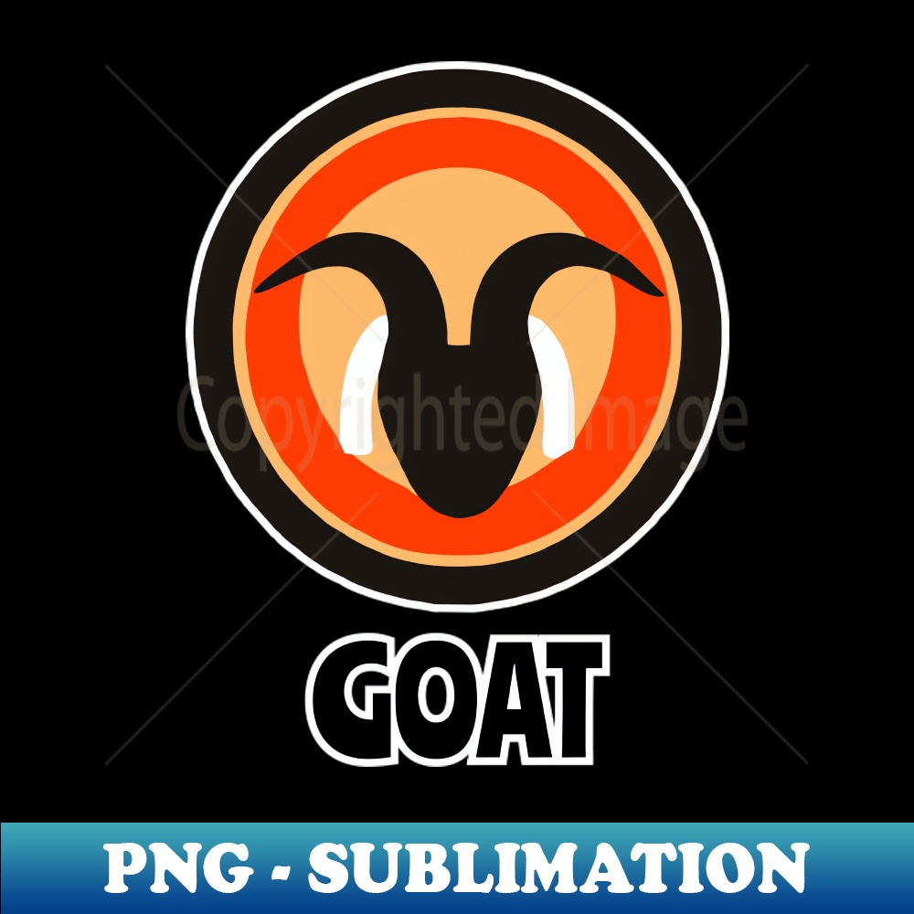 GOAT LOGO - PNG Transparent Sublimation File - Bring Your De | Inspire ...