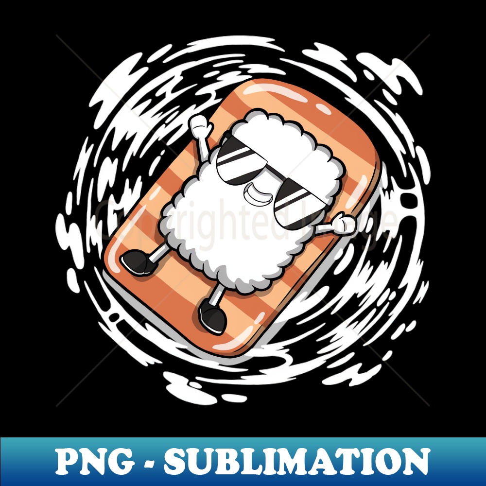 Summer Floating Salmon Sushi In The Pool - Unique Sublimatio | Inspire ...