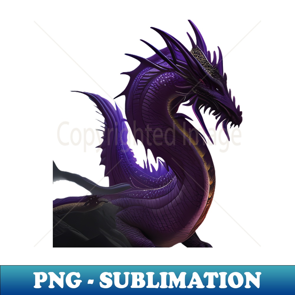 purple dragon - Modern Sublimation PNG File - Stunning Subli | Inspire ...