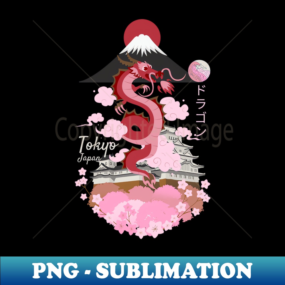 Japanese Tokyo Dragon - Professional Sublimation Digital Dow | Inspire ...