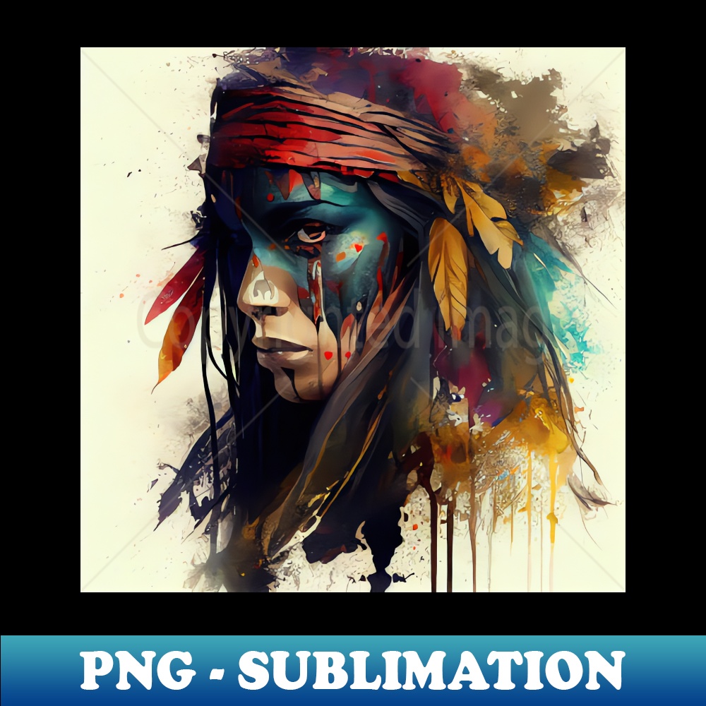 Powerful American Native Warrior Woman 3 - Special Edition S | Inspire ...