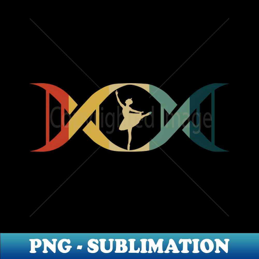 In my DNA Dancing in a DNA symbol vintage - Premium Sublimat | Inspire ...