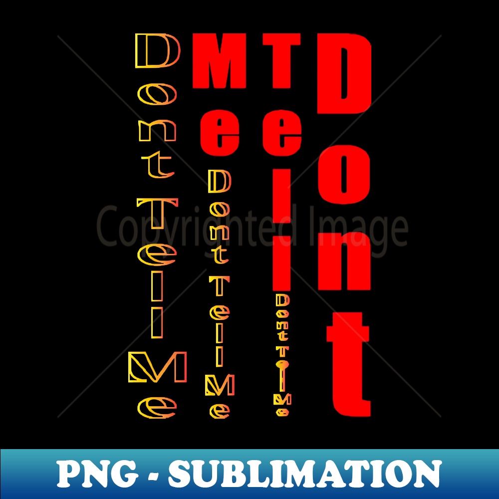 Dont Tell Me VH Song - PNG Transparent Sublimation Design - | Inspire ...