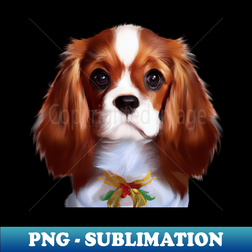 Cute Cavalier King Charles Spaniel Drawing - Digital Sublima | Inspire ...