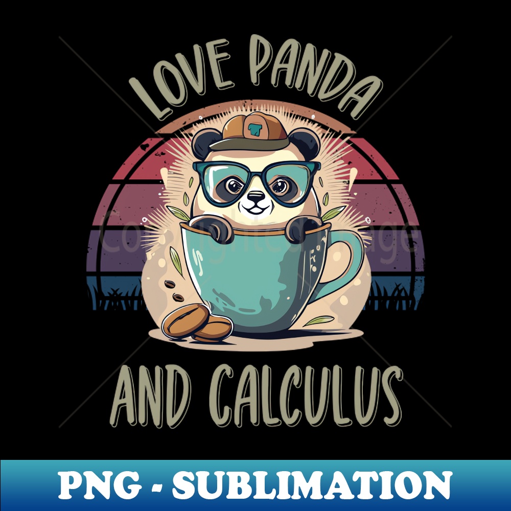 Love Panda and Calculus - Special Edition Sublimation PNG Fi | Inspire ...
