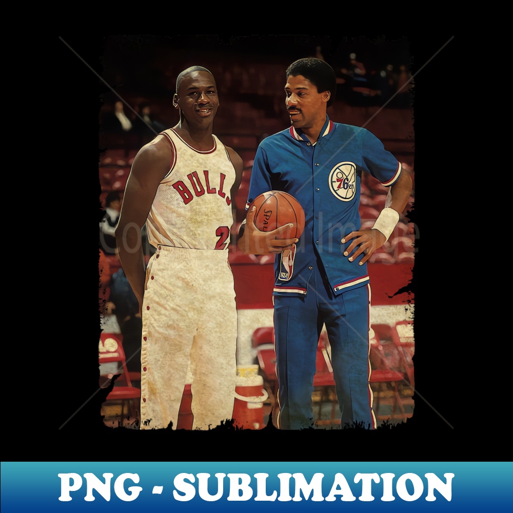 Michael Jordan and Julius Erving 1984 - Aesthetic Sublimatio | Inspire ...
