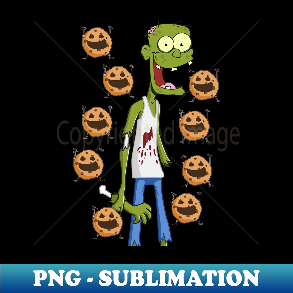 Zombie Cookie - PNG Transparent Sublimation Design - Create | Inspire ...