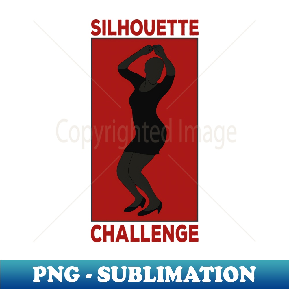 The Silhouette Challenge - Aesthetic Sublimation Digital Fil | Inspire ...