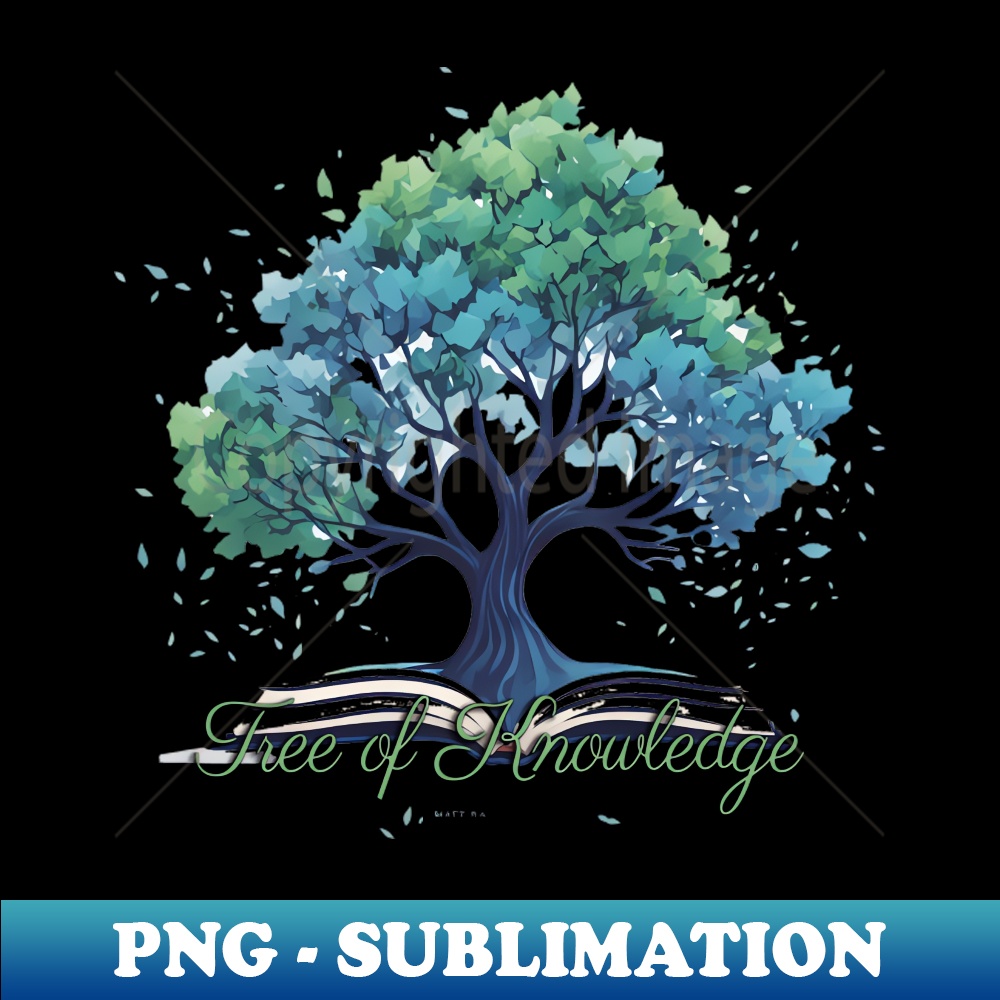 Tree of Knowledge - PNG Transparent Sublimation File - Enhan - Inspire ...