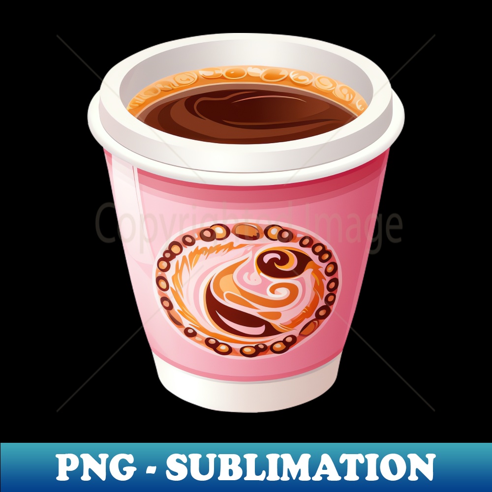 Pink Coffee Cup - Creative Sublimation PNG Download - Perfec | Inspire ...