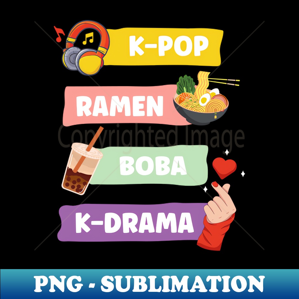 K-pop Ramen Boba K-Drama South Korean Fans Gift - Instant PN | Inspire ...